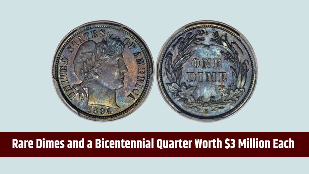 Two Rare Dimes and a Bicentennial Quarter Worth $3 Million Each - Still in Circulation